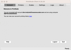 One Click Printing met PrintNode via Wuunder - Handleiding